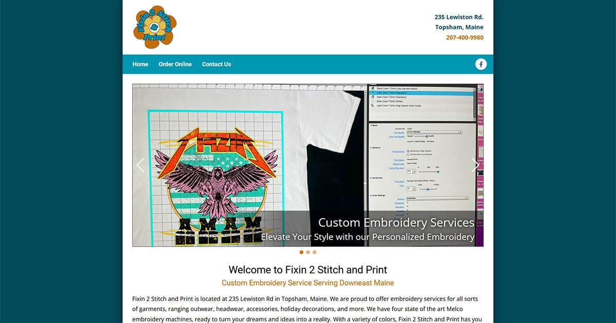 Fixin 2 Stitch & Print, embroidery, screen printing, logo & brand ...